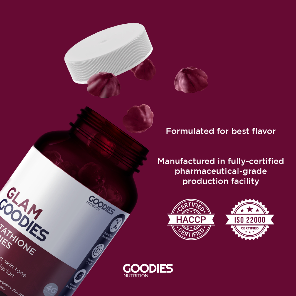 GOODIES NUTRITION Glutathione Gummies – Glam Goodies – 1 bottle (60 ...