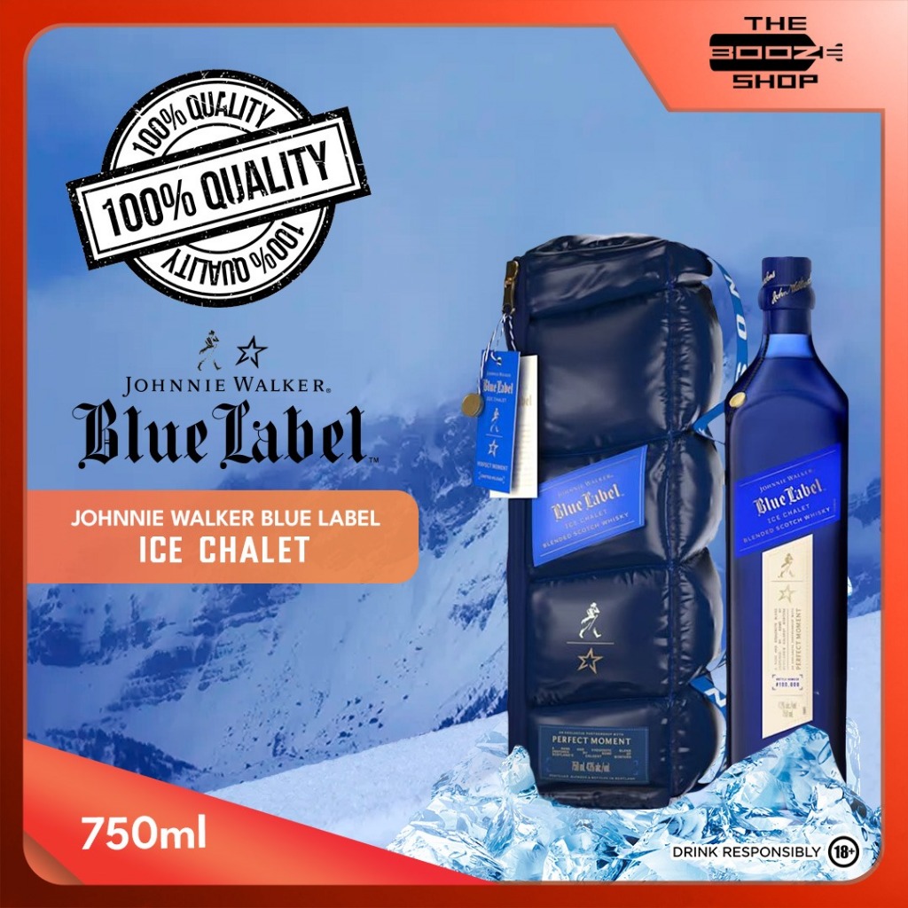 Johnnie Walker Blue Label Ice Chalet Limited Edition 750ml | Shopee ...