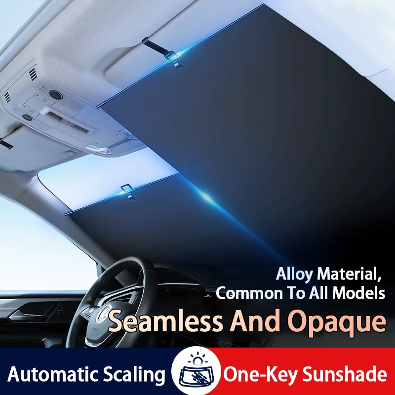 Car Sun Visor Automatic Retractable Sunshade Sunscreen Heat Insulation ...