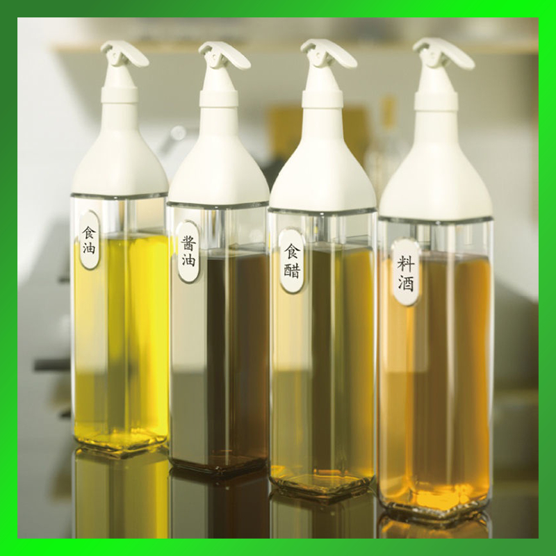Nordic Condiments Seasoning Glass Bottle Oil Leak Proof Soy Sauce ...