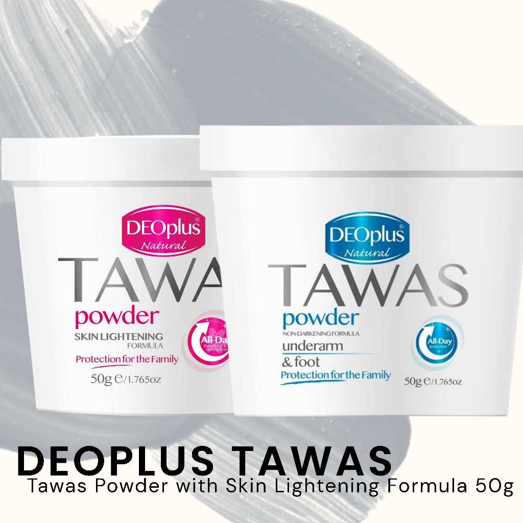 DeoPlus Natural Tawas Powder with Skin Lightening Formula for Underarms ...
