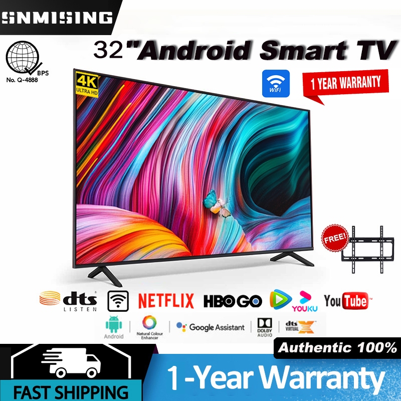 SNMISING 43 Inch LED TV Flat Screen FHD 32 Ultra-Slim Flat-Screen TV ...