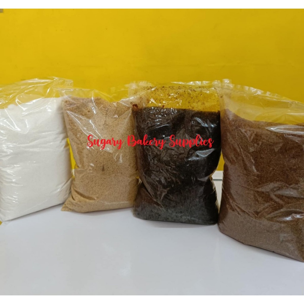 Sugar 1kg REFINED WHITE, BROWN, GOLDEN BROWN & NEGRO | Shopee Philippines