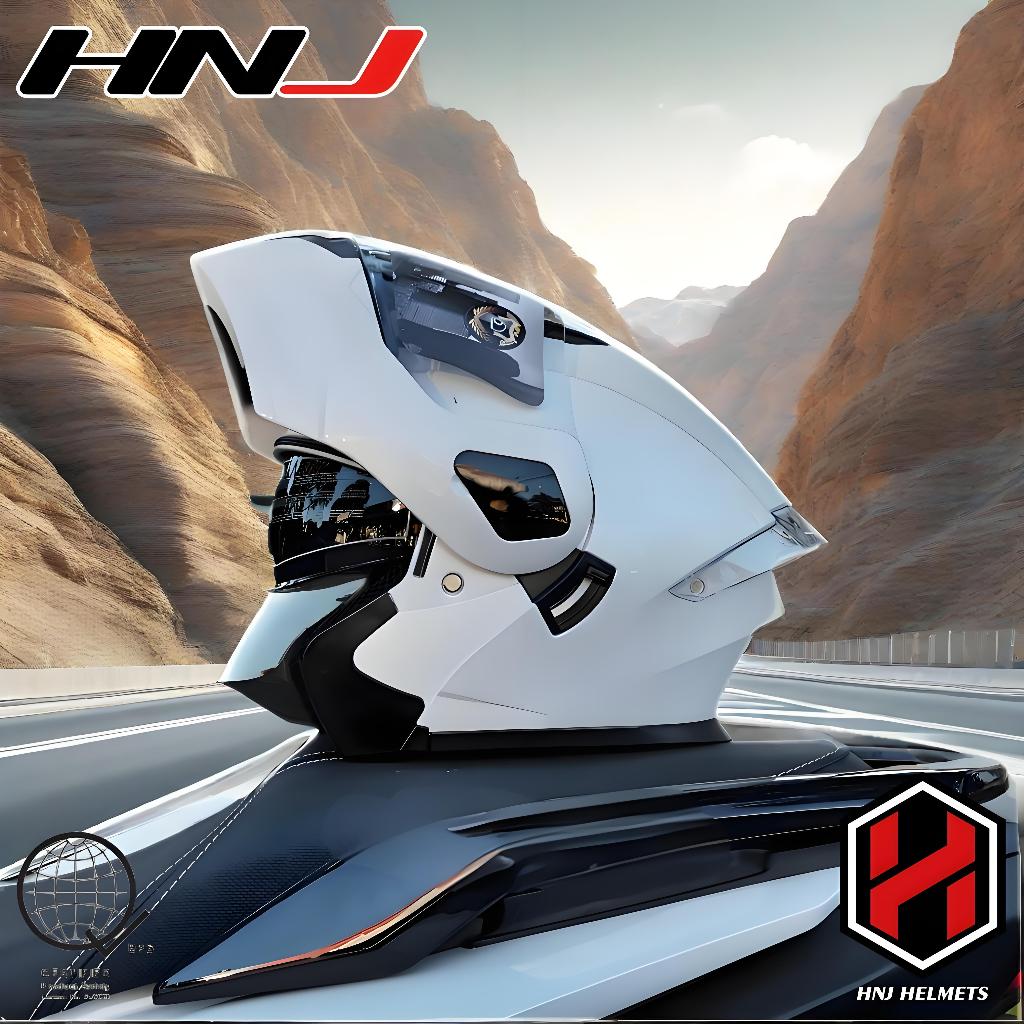 HNJ 937 Modular Helmet Full Face Motorcycle Dual Visor Open Face Helmet ...