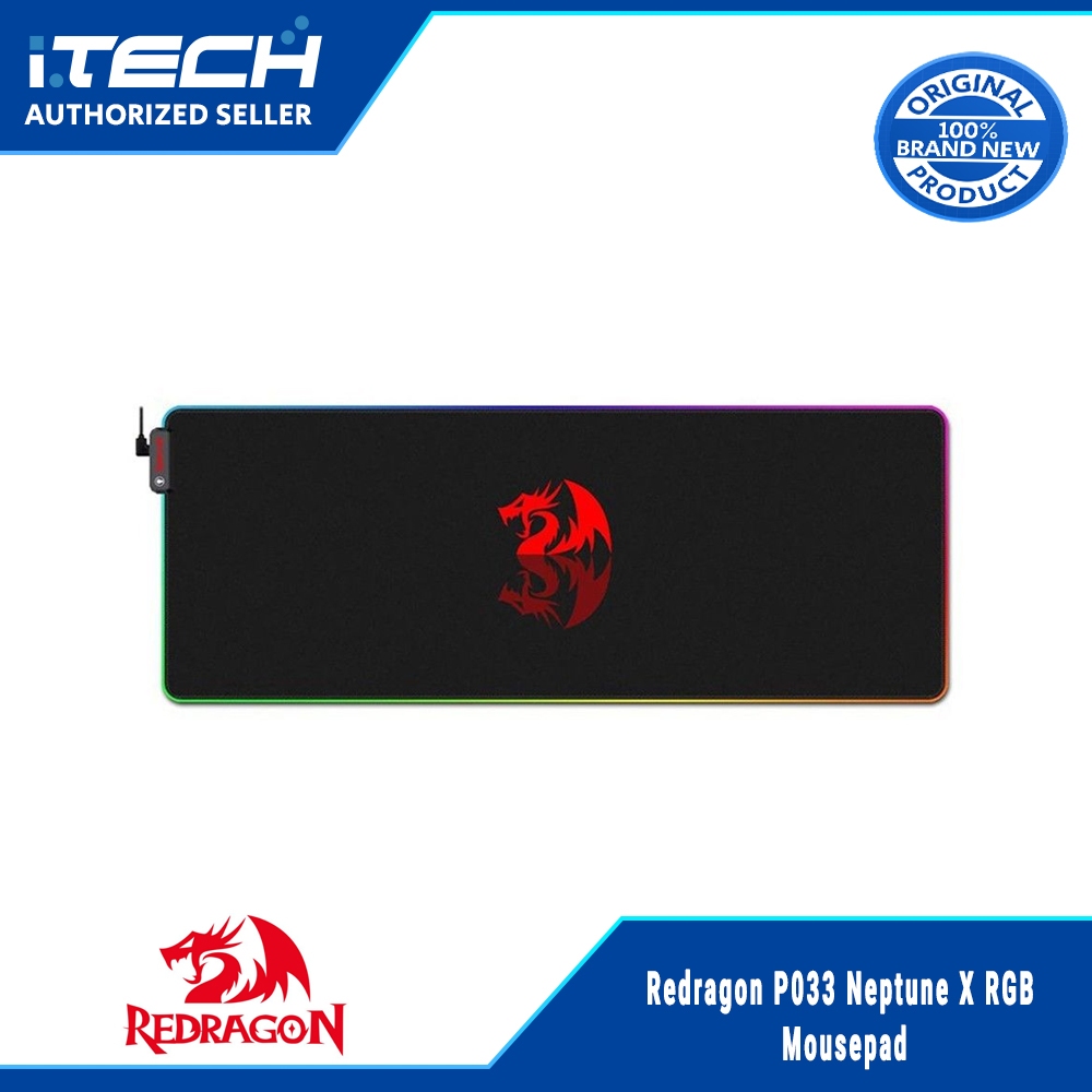 Redragon P033 Neptune X RGB Mousepad | Shopee Philippines