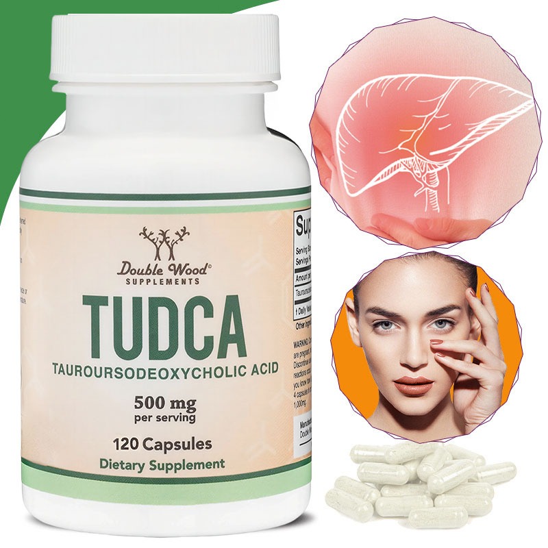 Double wood TUDCA Bile Salt Liver Supplement - 500mg Per Serving, Liver ...