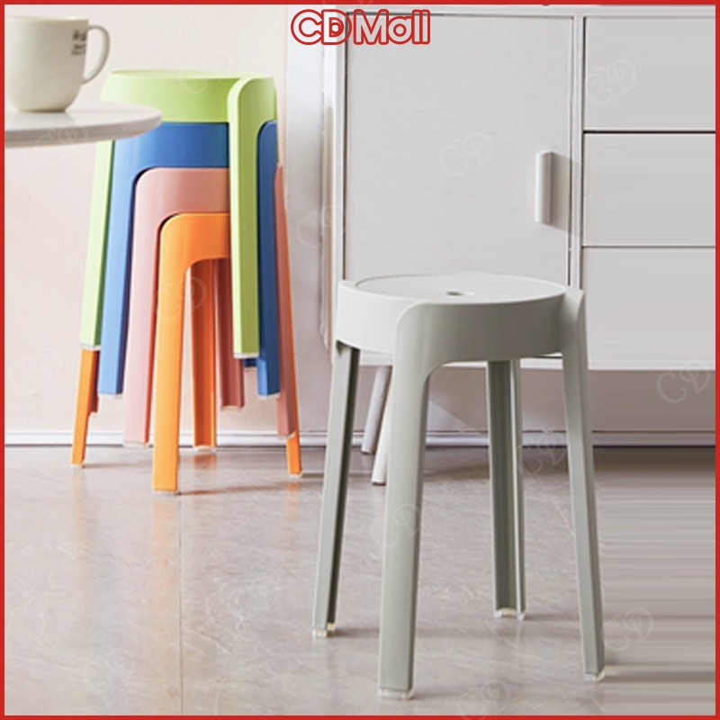 CD Dining Chair Durable Plastic Stool Stackable Monoblock Stool Home ...