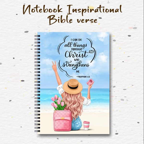 Notebook Inspirational Bible Verse Cover | Shopee Philippines