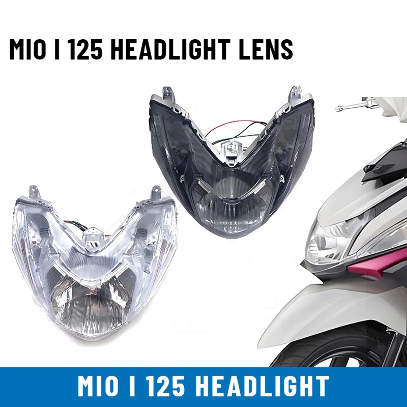 Mio i 125 Head Light Lens Clear And Smoke For Motorcycle | Shopee ...