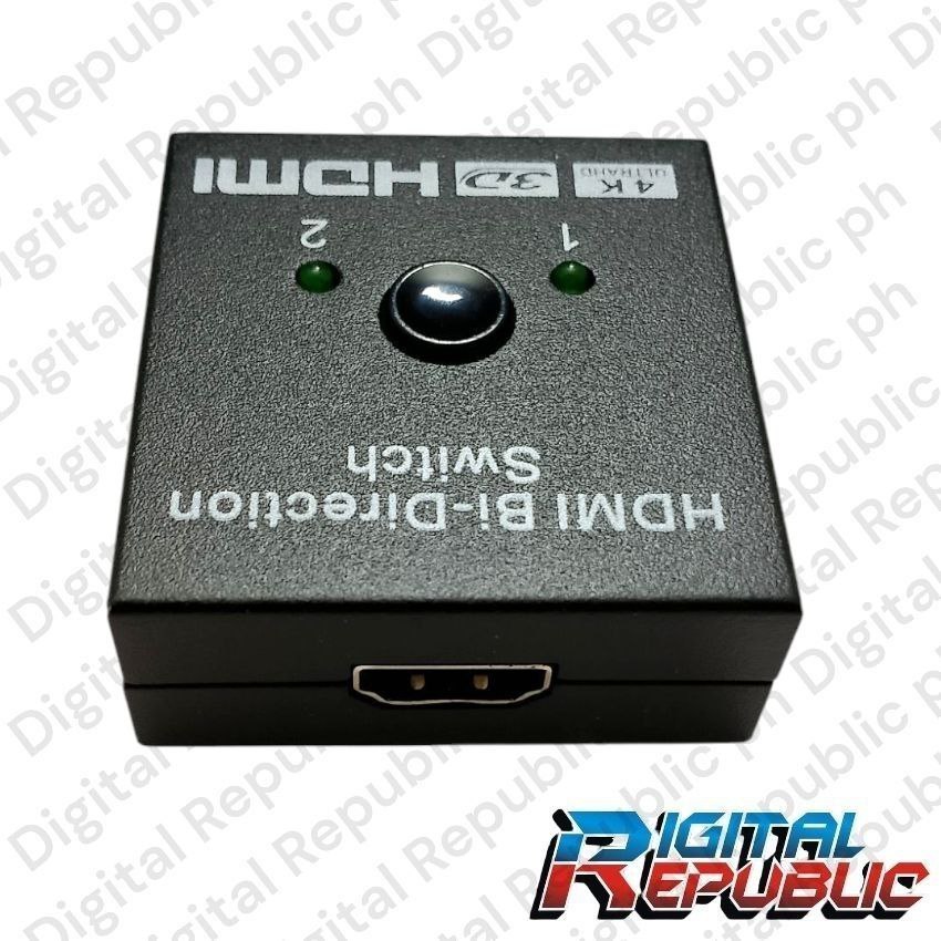 HDMI Bi-Direction Switch HDTV 2.0 4K 60HZ Splitter Switcher 1x2 2x1 ...
