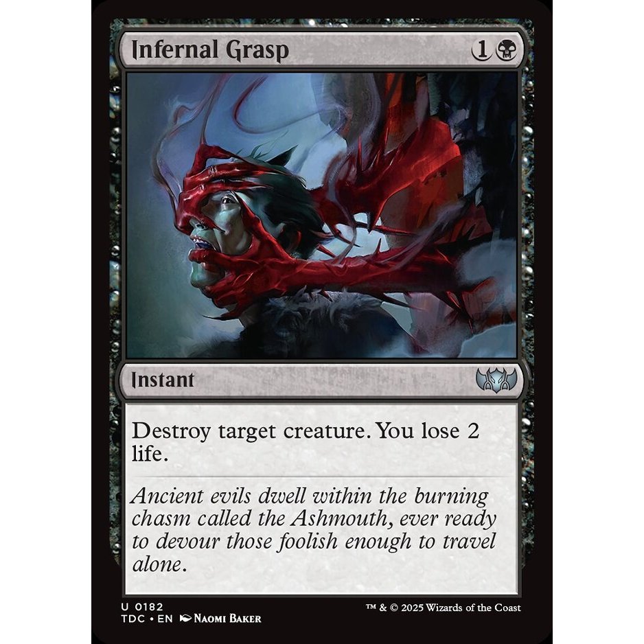 Infernal Grasp - Commander: Tarkir: Dragonstorm (TDC) | Shopee Philippines