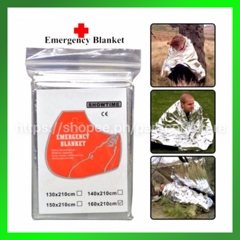 Emergency Blanket outdoor blanket 160*210cm | Shopee Philippines