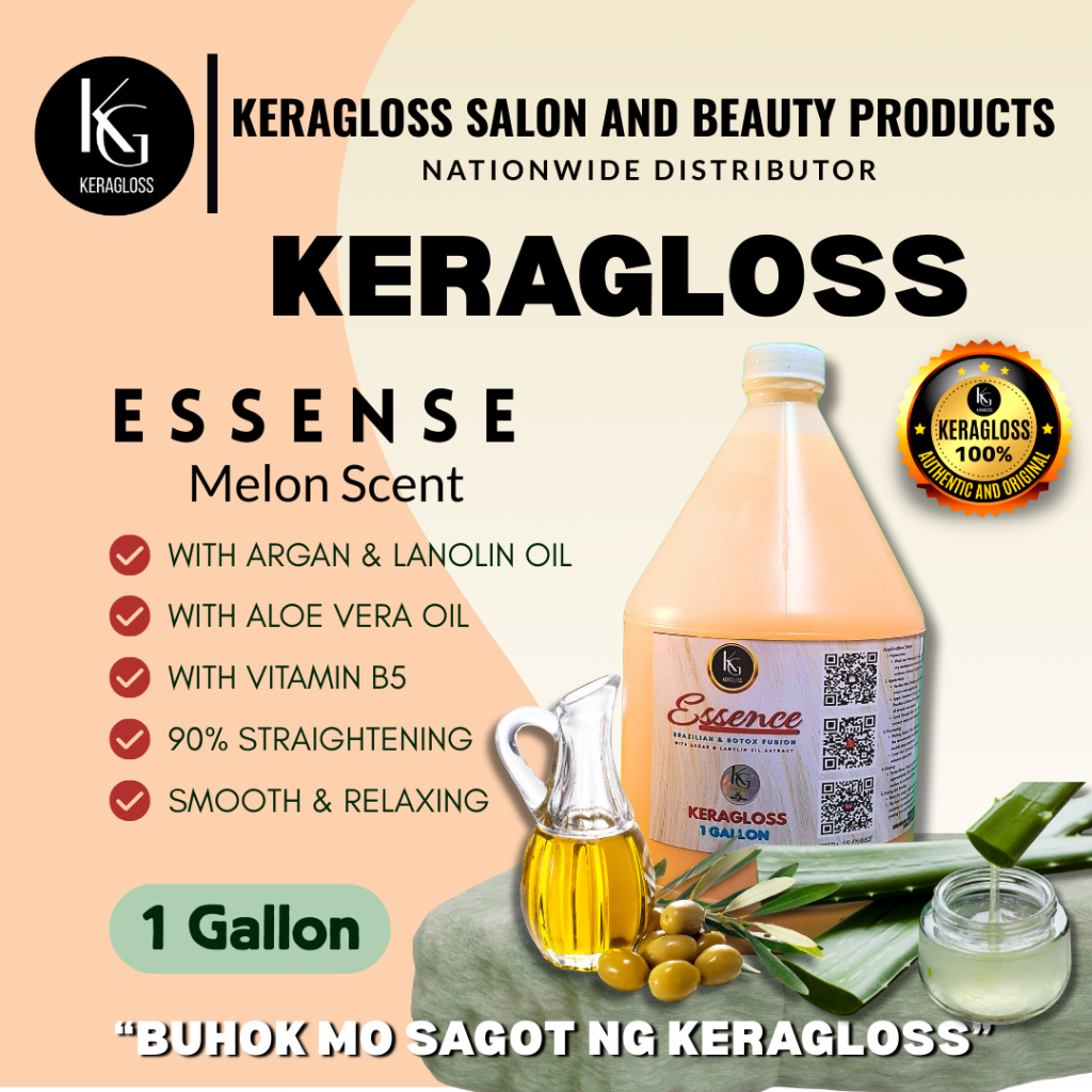 KERAGLOSS ESSENSE BRAZILIAN BOTOX FOR DAMAGE HAIR - 1 Gallon | Shopee ...