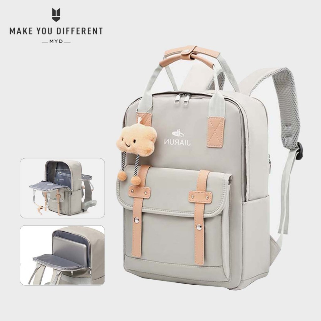 MYD Original Doughnut Backpack Women Waterproof Large Capacity School ...