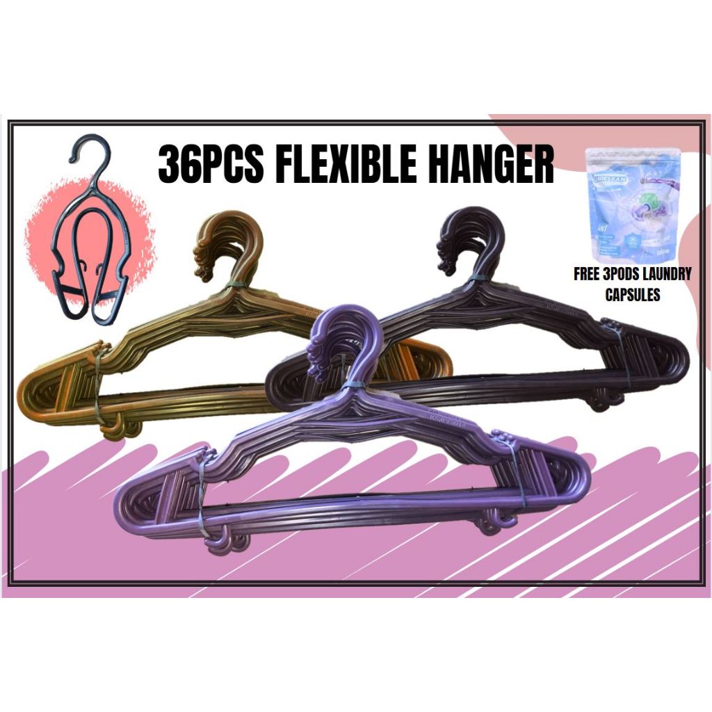 Flexible Hanger Unbreakable Hanger Rubberized Hanger Hindi Napuputol ...