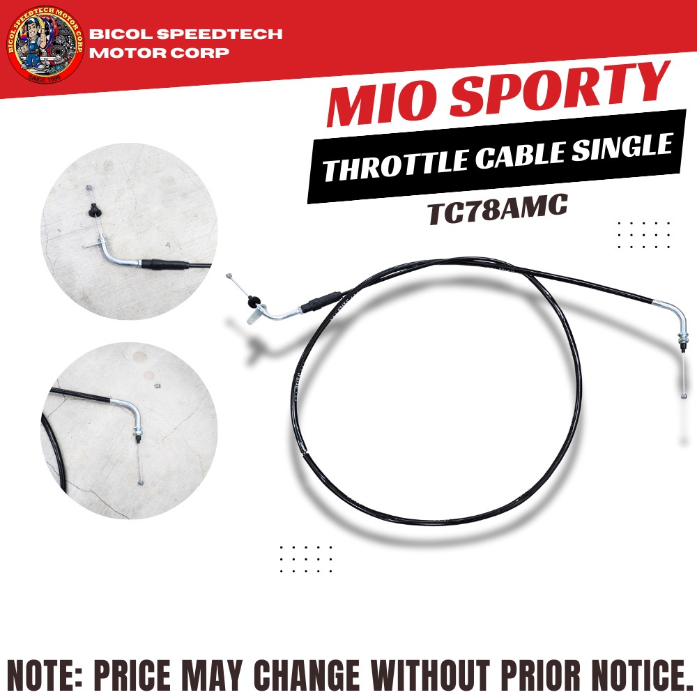 MIO SPORTYTHROTTLE CABLE SINGLE (TC78AMC) | Shopee Philippines