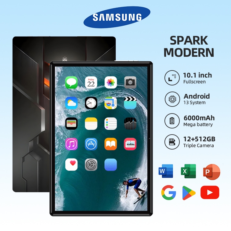 New Sam sung Tablet SPARK MODERN Android Tablet 12.1-inch 12GB+512GB ...
