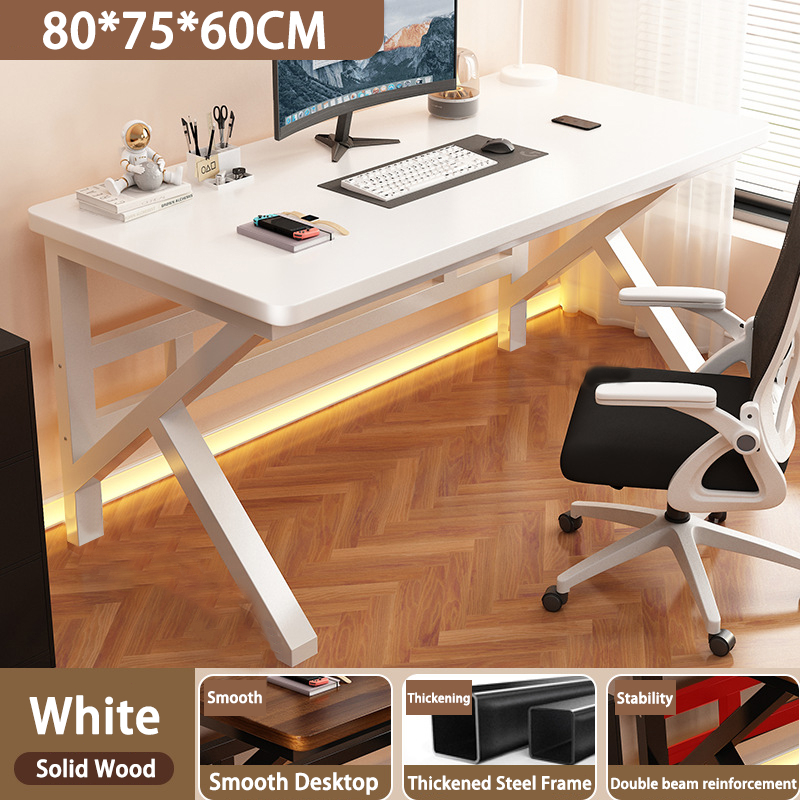 140/120/100cm Computer Table for Desktop Small Study Table Office Desk ...