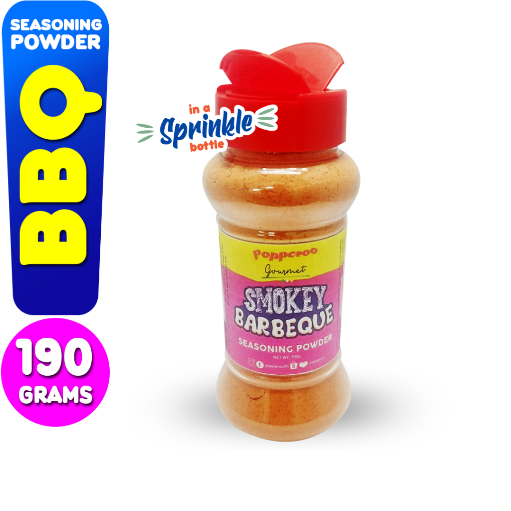 POPPEROO Barbecue Powder Seasoning on Sprinkle Bottle for French fries ...
