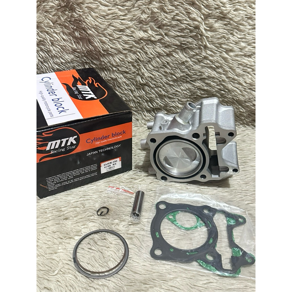 MTK CYLINDER BLOCK CLICK-150 63MM RIK | Shopee Philippines