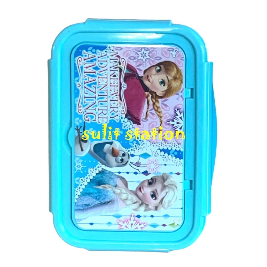 FROZEN ELSA ANNA PIG CHARACTER KIDS FOOD SNACK LUNCH KIT BAUNAN ...