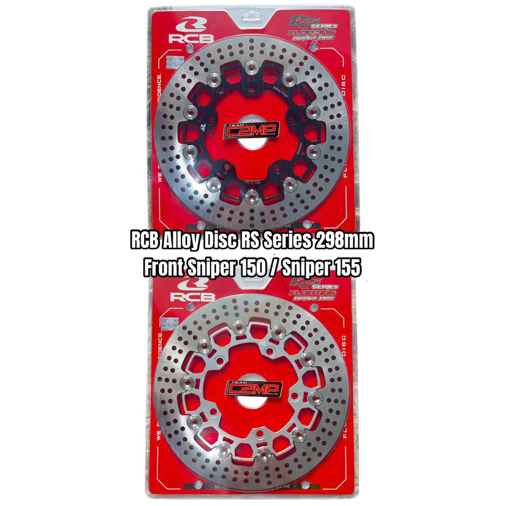 RCB Alloy Disc Sniper 150 Sniper 155 E2+ / S2 / RS Series 298mm 245mm ...