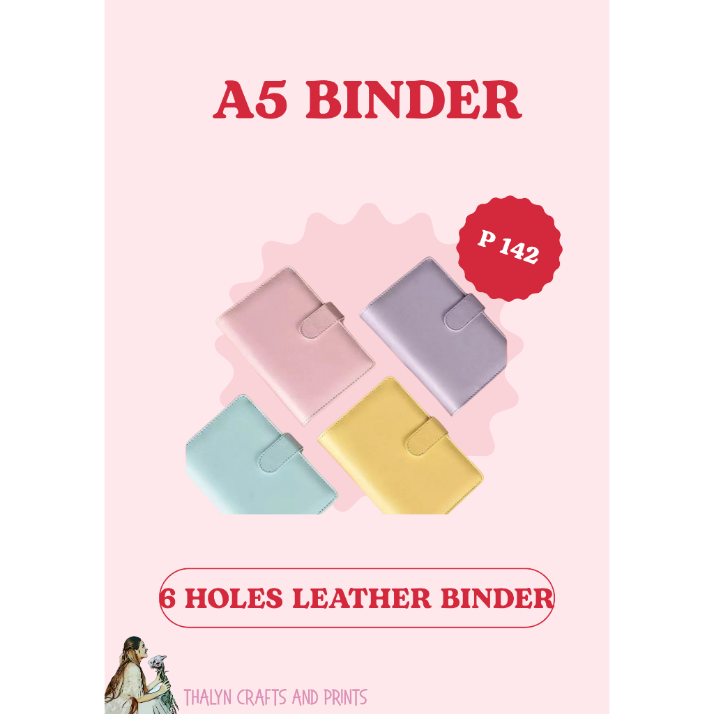 A5 MACAROON LEATHER BINDER PHOTOCARD | Shopee Philippines