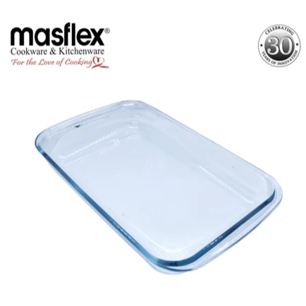 Masflex Original 2.2 liter Rectangular Borosilicate Glass Bakeware ...