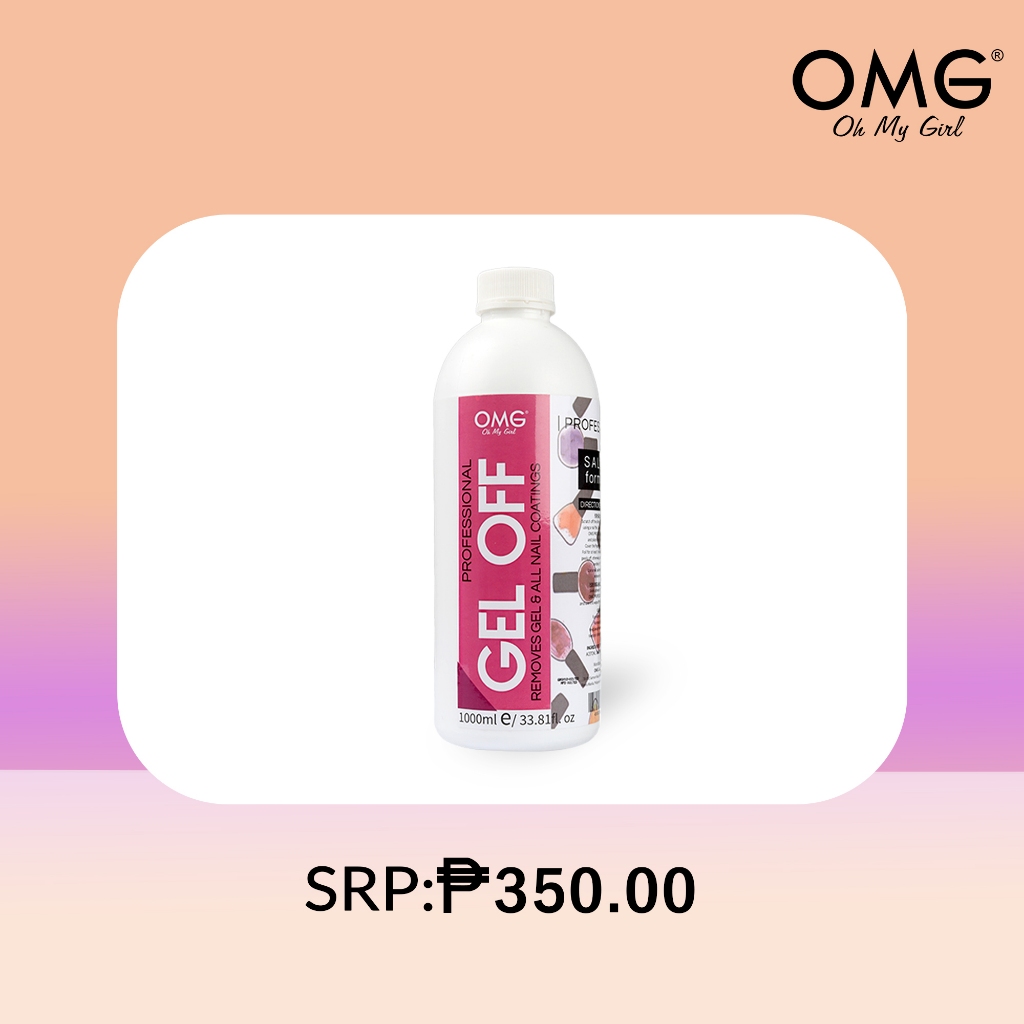 OMG Gel Off Remover Polish 1000mL (EP) | Shopee Philippines