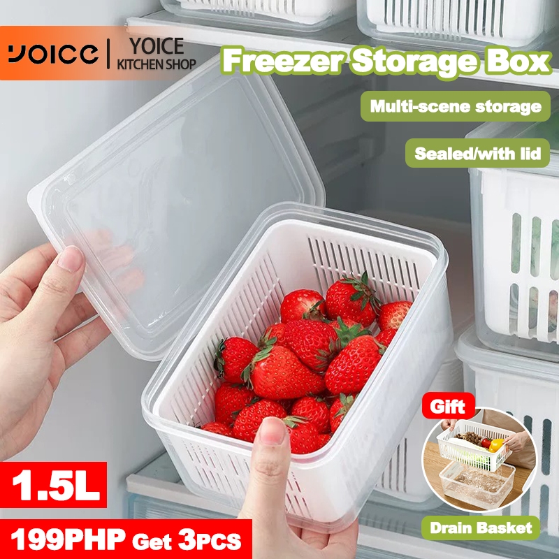 YOICE Refrigerator Food Storage Organizer Ref Food Organizer Fruit And ...