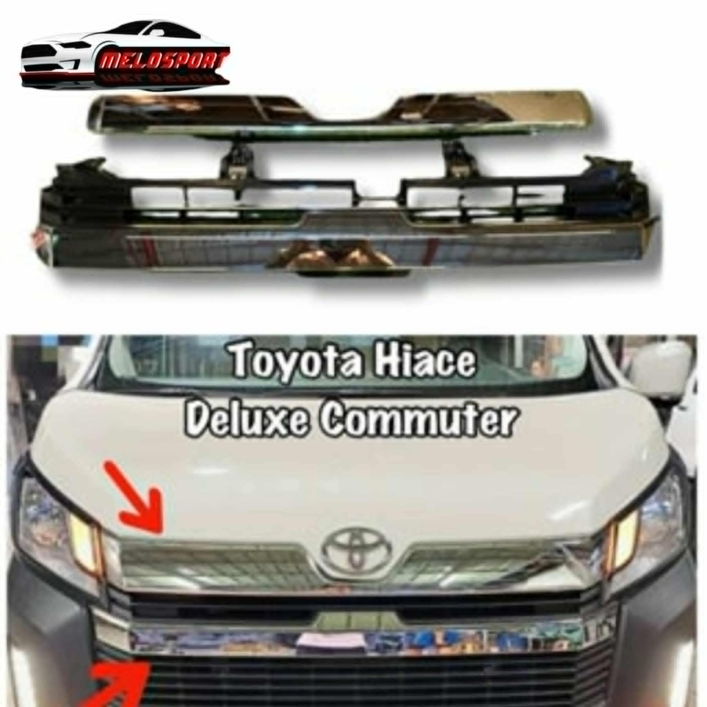 Toyota Hiace Commuter Deluxe 2019 2020 2021 2022 2023 2024 2025 Chrome ...