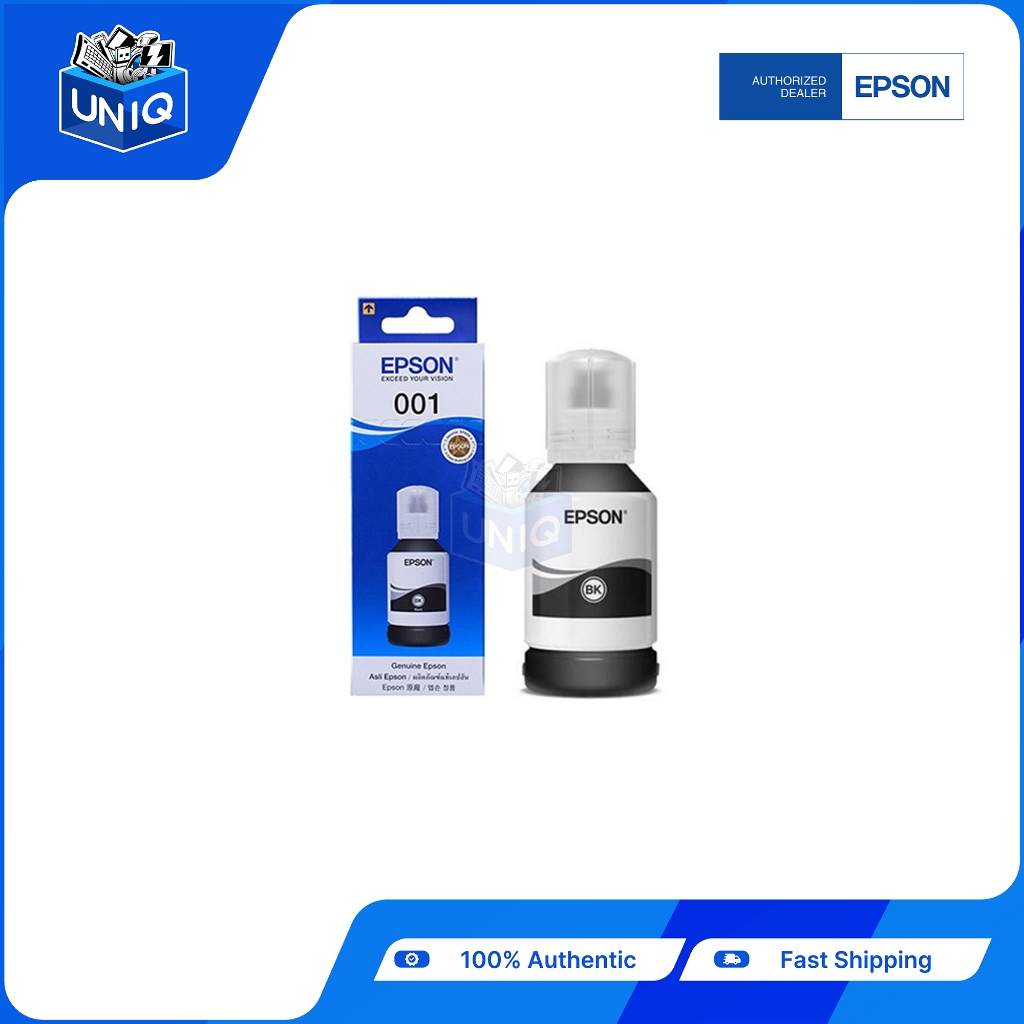 Epson 001 Original Ink Black C13T03Y for Epson L4150/L4160 | Shopee ...