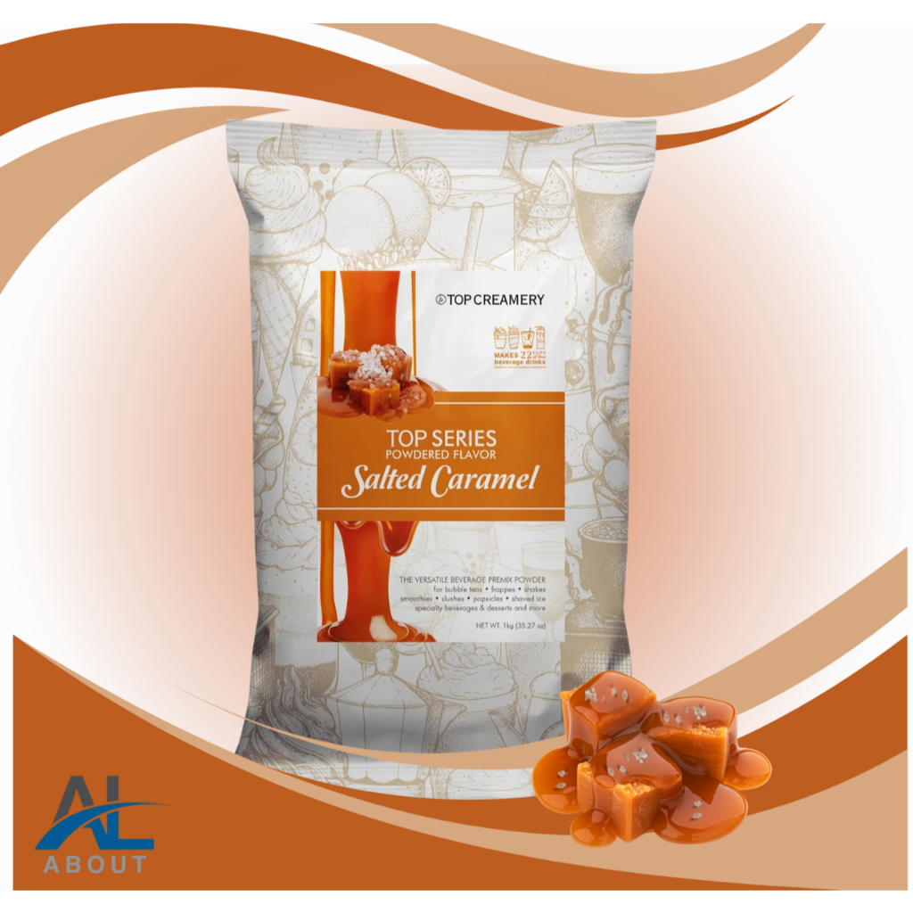 TOP Creamery Salted Caramel Flavor Powder 1kg | Shopee Philippines