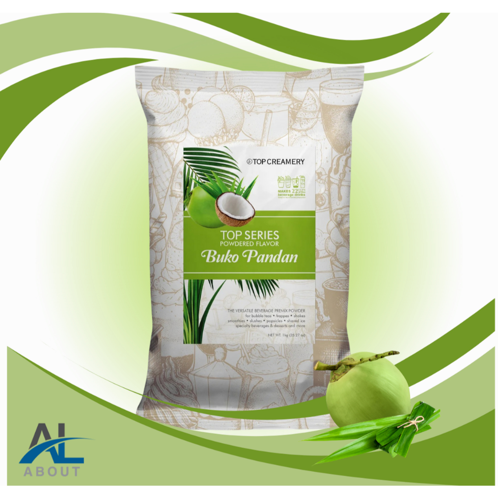 TOP Creamery Buko Pandan Flavor Powder 1kg | Shopee Philippines