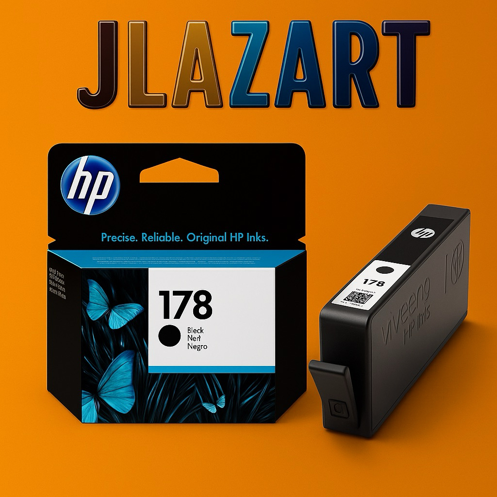 HP ink 178 (Black) Original Ink Advantage Cartridge (CB316HE) Printer ...