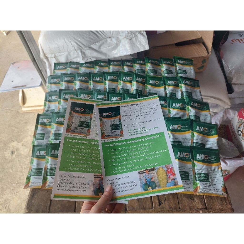 AMO ORGANIC PLANT SUPPLEMENT - 20 PACKS × 10 GRAMS | Shopee Philippines