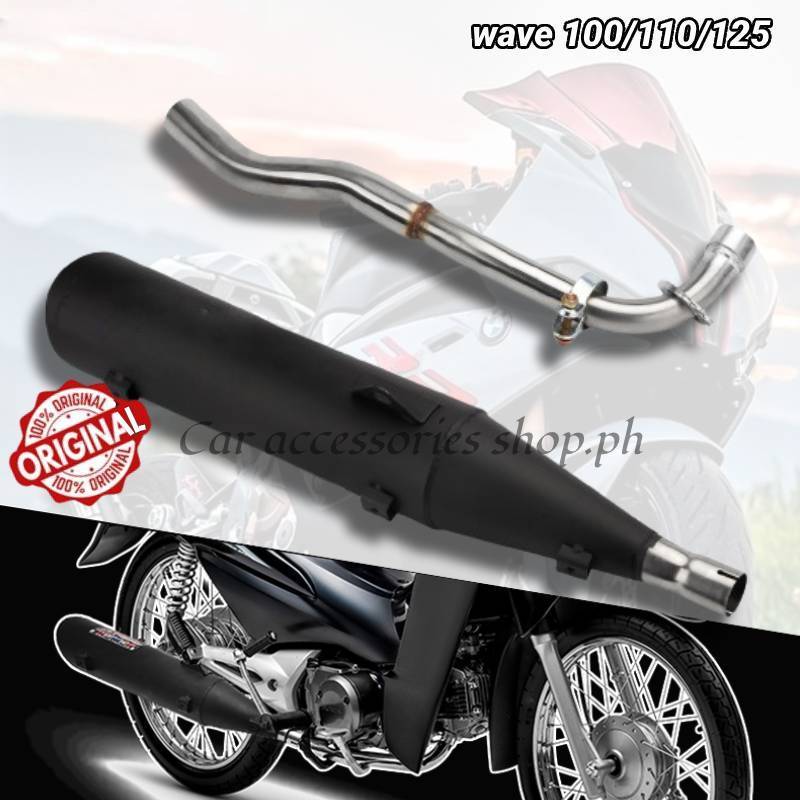Pipes V4 1Set Honda Wave 100/SYM 110/Xrm 110/Smash 115/ Euro 100/Raider ...