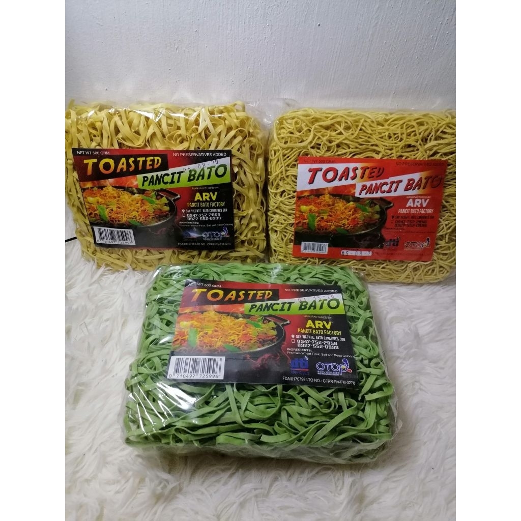 Toasted Pancit Bato 500g by ARV Pancit Bato Factory | Shopee Philippines