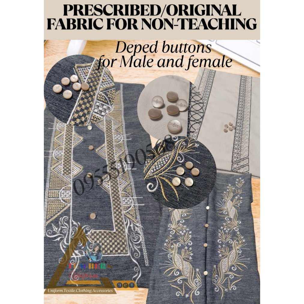 New ORIGINAL NON-TEACHING-PERSONNEL Deped UNIFORM for teachers fabric ...