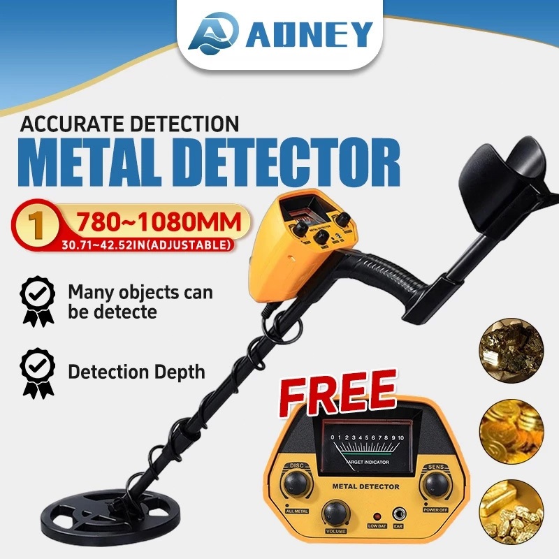 Underground Metal Detector High Precision Handheld Treasure Hunter Gold ...