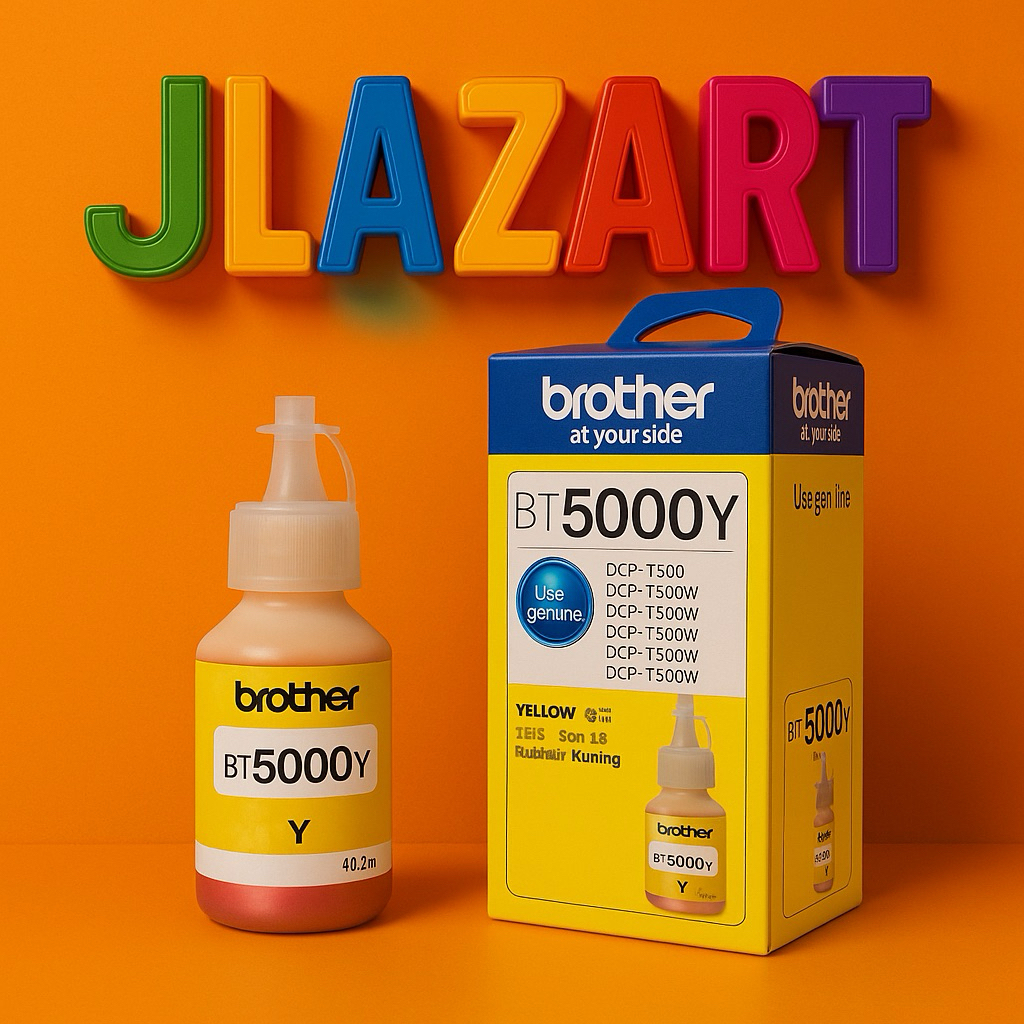 Ink Bottle Brother BT5000 Y Yellow (BT5000) (BT5000Y) (YELLOW) (BT5000 ...