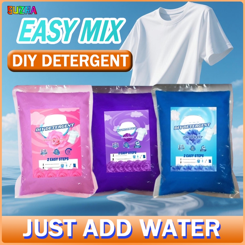 DIY Detergent Liquid Easy Mix Laundry 2/4/6/10L Yield Formula Soap ...