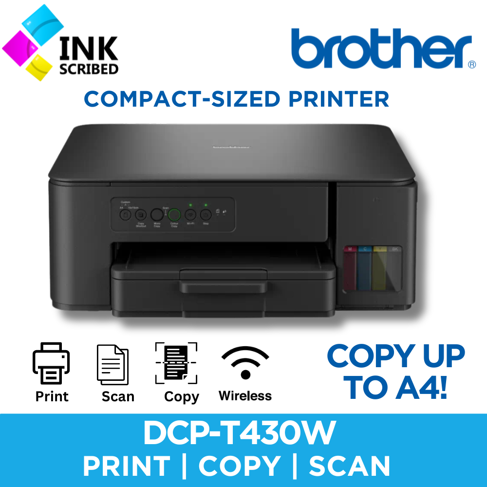 Brother DCP-T430W Multifunction 3in1 Ink Tank Printer Print Copy Scan Wireless | Shopee Philippines