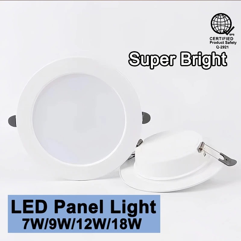 Panel Light Ultra Thin LED Recessed Ceiling Light Downlight 7W-18W Pin ...