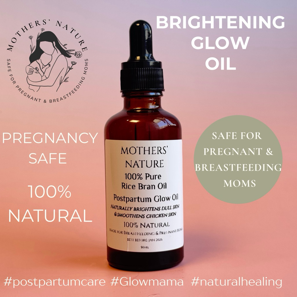 Mothers’ Nature Rice Bran Oil 50ml | Postpartum Glow Oil | Cold-Pressed ...