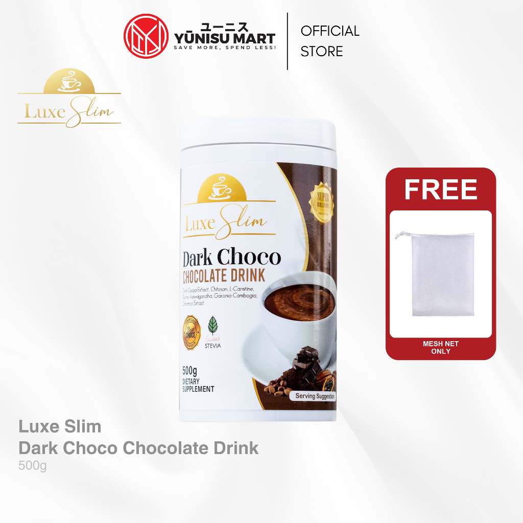 Luxe Slim Dark Choco Chocolate Drink 500g | Shopee Philippines