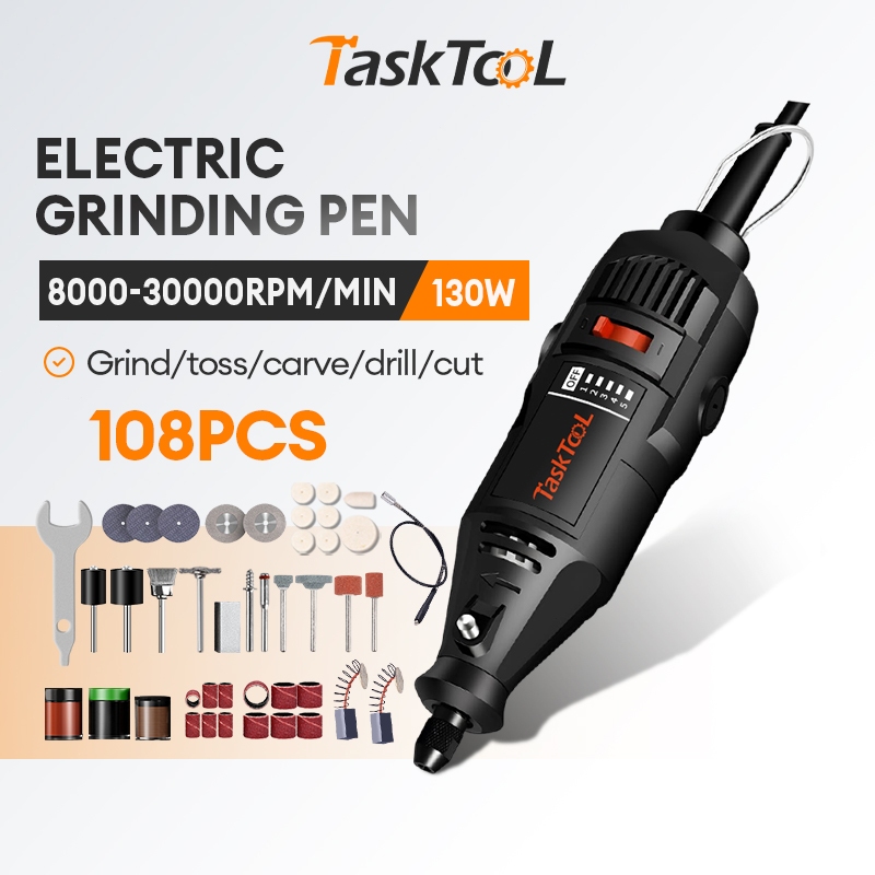 TASKTOOL Electric Mini Grinding Tool Set 220V Speed Drill Grinding ...