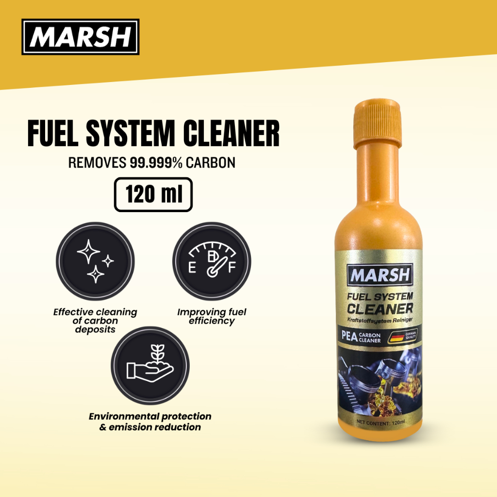 Marsh Fuel System Cleaner Gas Additives Clean Carbon Improve Horsepower ...