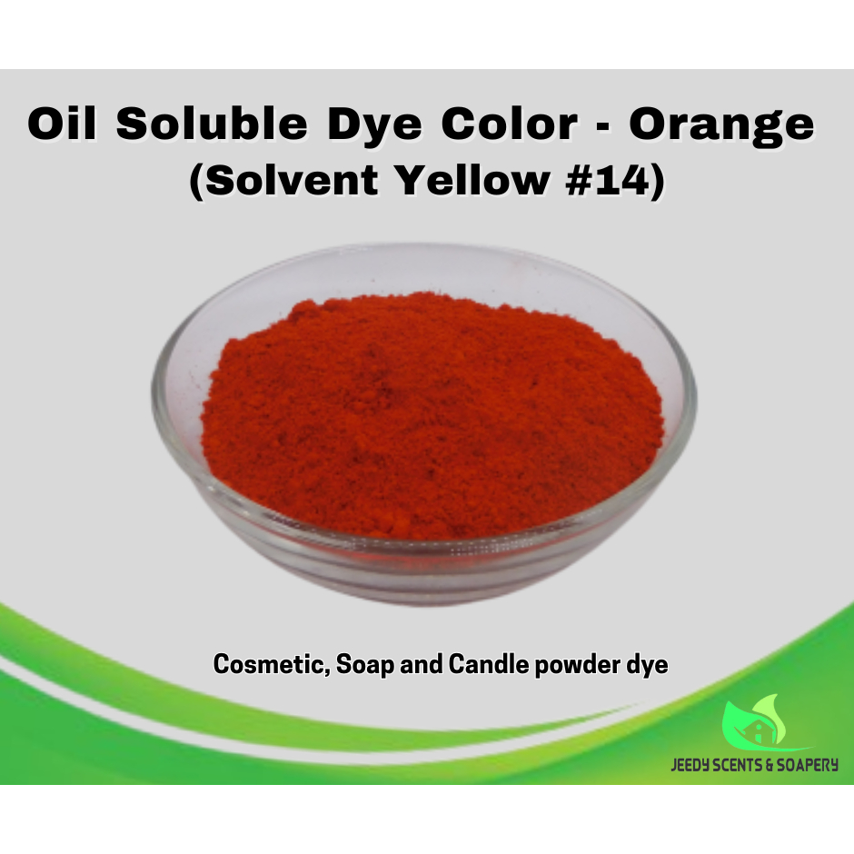 Oil soluble Dye (OSD) Colorant powder - ORANGE (10 grams) | Shopee ...
