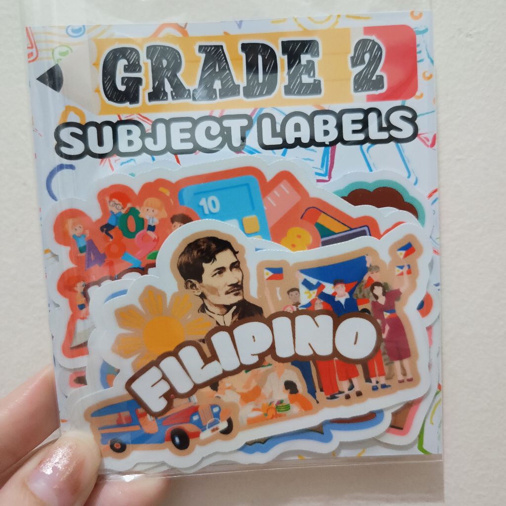 Subject Label Stickers for Notebook 1-10 Matatag Curriculum 2025-2026 | Shopee Philippines
